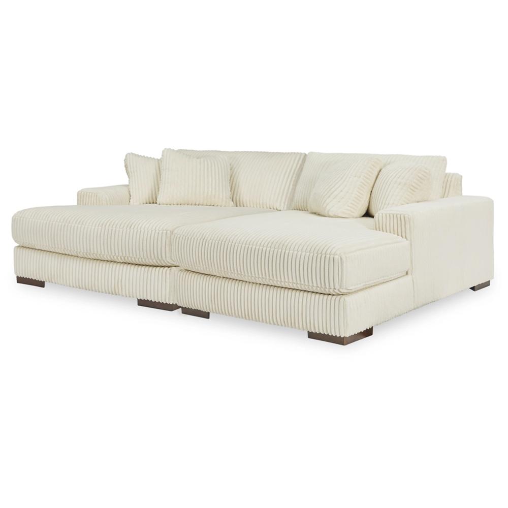 Signature Design by Ashley - Lindyn Oversized Swivel Accent Chair in I ...